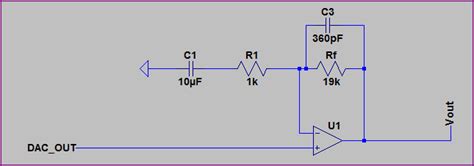 audio low pass filter on microcontroller output electrical