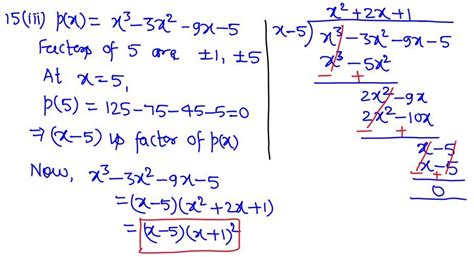 Icse Maths Solutions Class 10 Chapter 7 Factor Theorem Factorization