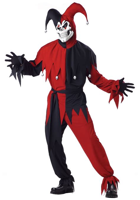 Evil Jester Costume For Adults