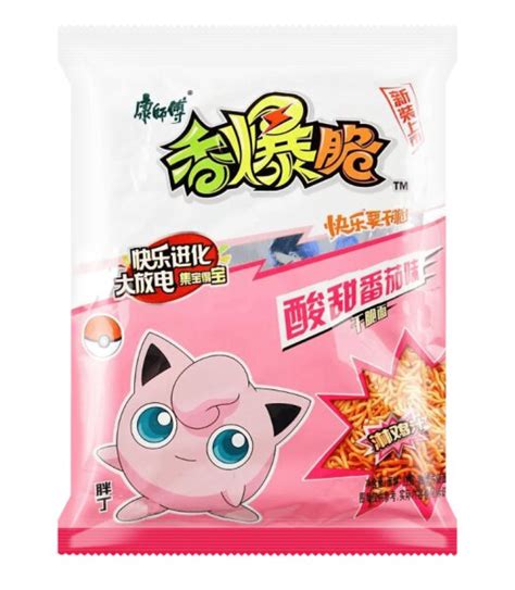 Master Kong Pokémon Ramen Chips Sweet And Sour Tomato Flavour Pumme