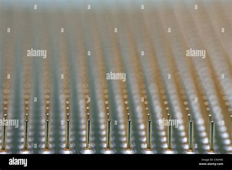 Computer Cpu Pins Hi Res Stock Photography And Images Alamy