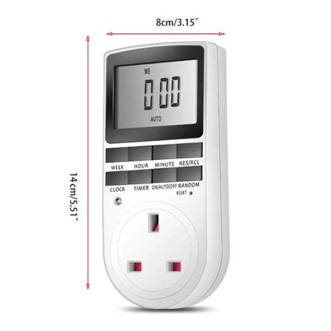 Digital Timer Switch Sri Lanka Hour Day Programmable Socket LCD Electronic Timer Switch