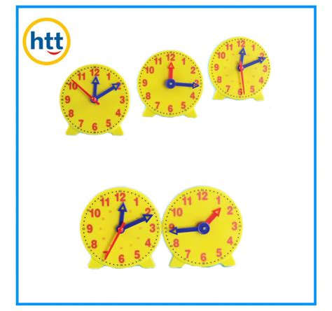Teaching Clock Learn Clock Learning Tell Time Clock For Classroom Teacher Educational Toy And