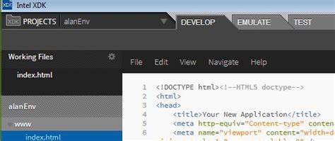 Intel XDK IDE Can T Find CODE And DESIGN Buttons Stack Overflow
