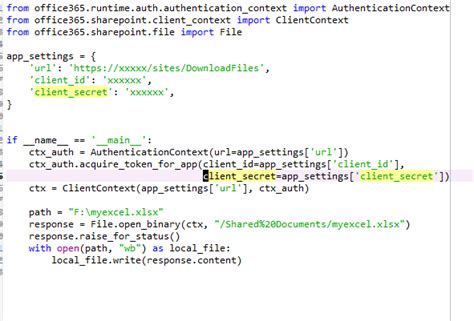 Unable To Download File Error 400 · Issue 186 · Vgremoffice365 Rest