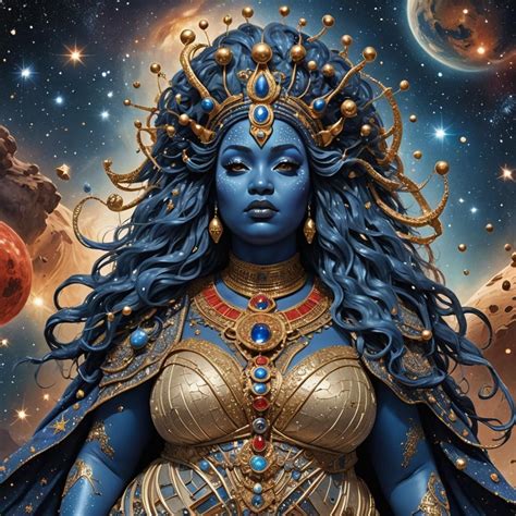 Cosmic goddesses - AI Generated Artwork - NightCafe Creator