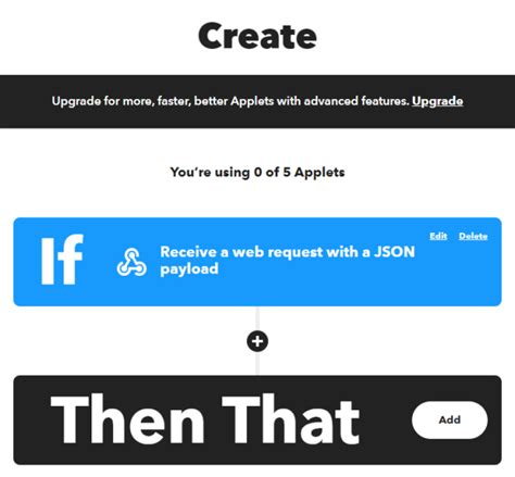 IFTTT Webhooks Blocks Python Functions Projects PictoBlox Extension