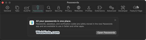 How To Use Mac Passwords App In MacOS Sequoia WebNots