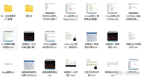 生物信息学技术（生信）的常用方法、数据库 知乎