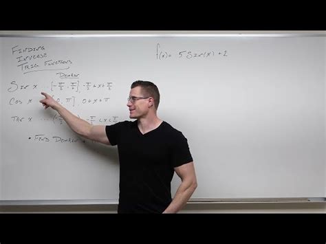 Free Video How To Find Inverse Trigonometric Functions Precalculus