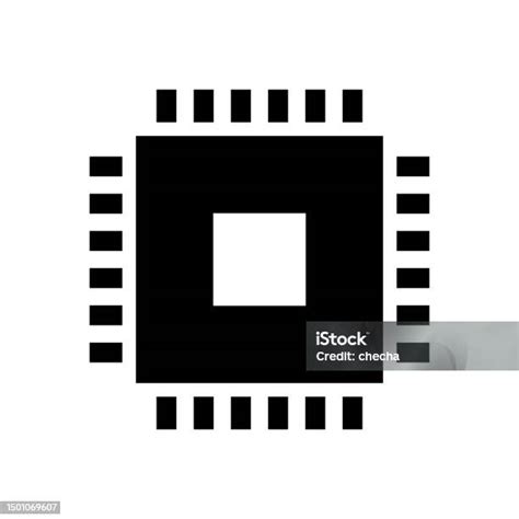 칩 아이콘입니다 마이크로칩 또는 집적 회로 픽토그램 기술 컴퓨터 및 프로세서 또는 전자 회로의 상징 0명에 대한 스톡 벡터 아트 및 기타 이미지 Istock