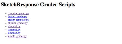 Testing Your Script · Sketchresponse