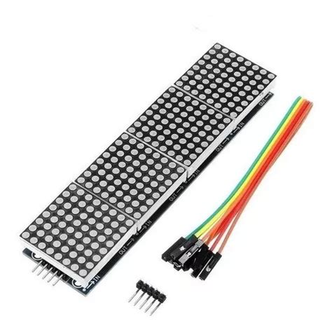 arduino max7219 4 en 1 matriz de led 8x8 100 474 cuotas sin interés