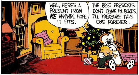 Calvin And Hobbes Christmas The Best Presents Dont Come In Boxes