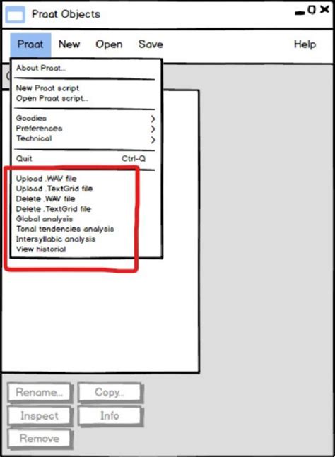 example of user interface visualising the new functionalities added in