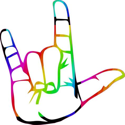 I Love You In Sign Language Clip Art