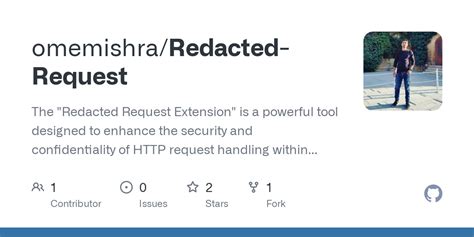 Github Omemishra Redacted Request The Redacted Request Extension Is A Powerful Tool