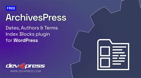 Archivespress Wordpress Plugin Dev4press Archivespress Wordpress Plugin Dev4press