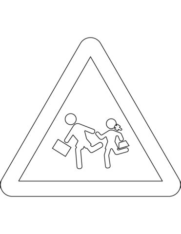 Dibujo de Señales de tráfico en España Niños para colorear Dibujos para colorear imprimir gratis