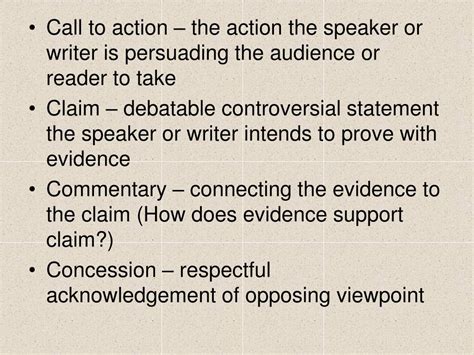 PPT Elements Of An Argument PowerPoint Presentation Free Download ID