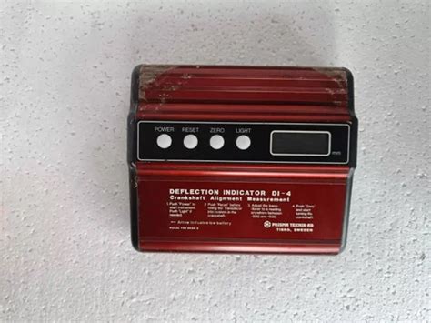 Panel Mounted Prisma Teknik Ab Di4 Digital Crankshaft Deflection