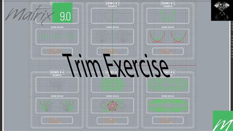 Trim Exercises For Matrix 9 For Beginner Youtube