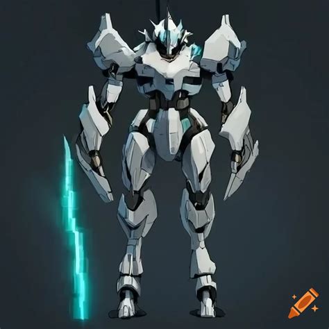 Bulky Armored Anime Mecha
