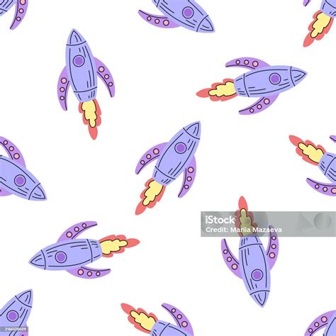 벡터 평면 학교 일러스트 레이 션 로켓 완벽 한 패턴 학교로 돌아 가기 Ship Launch에 대한 스톡 벡터 아트 및 기타 이미지 Ship Launch 개념 과학