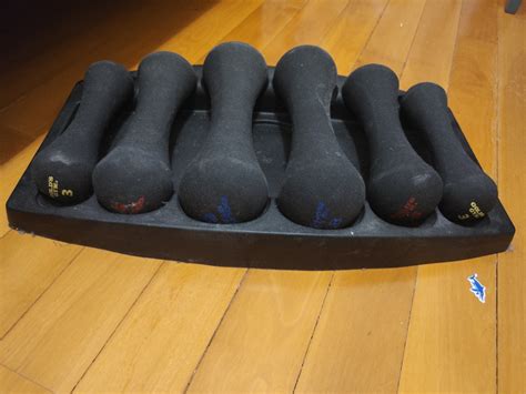 6 Dumbles Sports Equipment Exercise And Fitness Weights And Dumbbells On Carousell