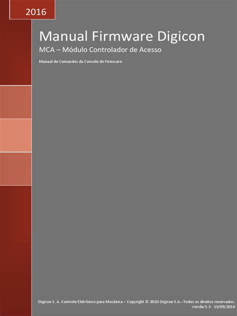 Manual Sdk Acesso Console Firmware Pdf Endereço De Ip Kernel Sistema Operacional