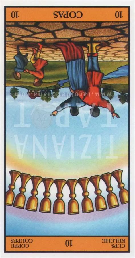 El 10 De Copas En El Tarot Tarot De Tiziana