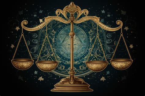 Zodiac Libra Symbol Libra Is Space Attribute Of Justice Balance And