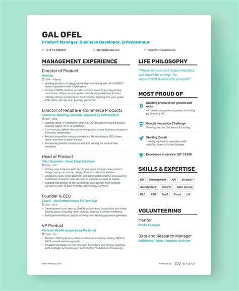 Can A Resume Be Horizontal Crafting A Creative Cv Format