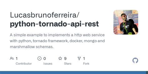 github lucasbrunoferreira python tornado api rest a simple example