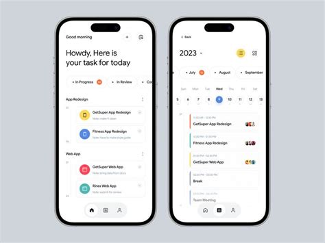 Quari Task Management Mobile App Design Inspiration Ios App Design