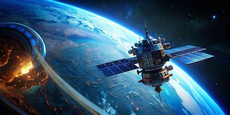 Advanced Orbital Station Futuristic Design For Sustainable Space