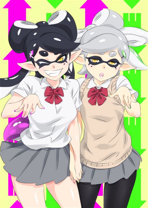 Callie Marie Splatoon Splatoon Comics Callie And Marie Splatoon