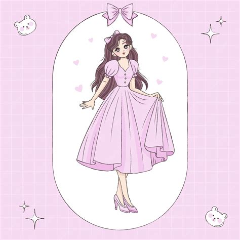 손으로 그린 한국어 그리기 스타일 문자 그림 무료 벡터