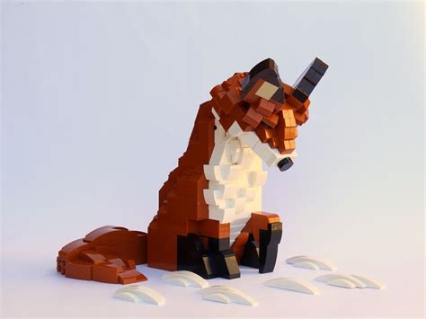 "Red Fox (2x upscaled)" by Miro78: Pimped from Flickr | Lego creations ...