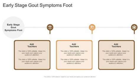 Early Stage Gout Symptoms Foot Powerpoint Templates Slides And Graphics
