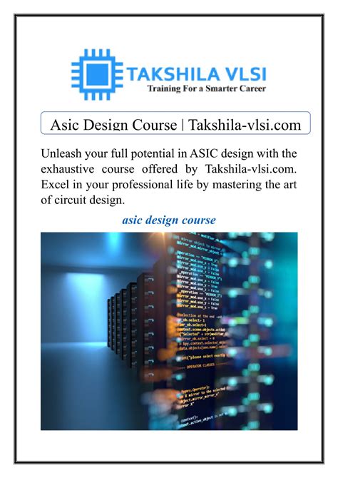 Ppt Asic Design Course Takshila Powerpoint Presentation Free Download Id13904777