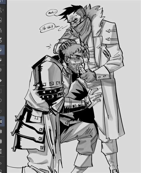 Rule 34 2024 2boys Armor Armored Male Bara Beard Beard Stubble