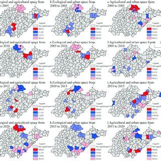 Bivariate Spatial Autocorrelation Of Territorial Space Download Scientific Diagram