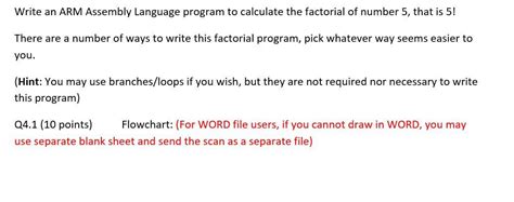Solved Write An Arm Assembly Language Program To Calculate