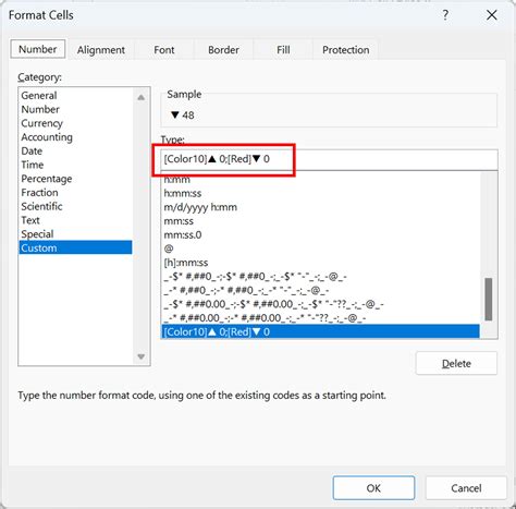 Arrows Color Coding With Custom Formatting 3 PK An Excel Expert