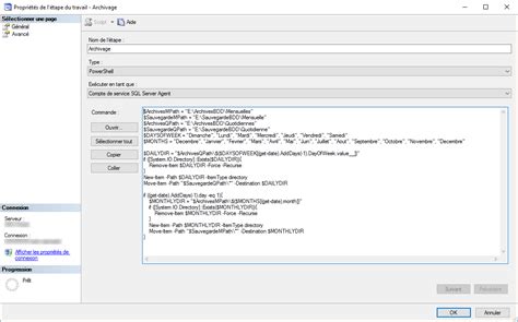 Archive Backups With A Powershell Script Launched By Sql Server Agent
