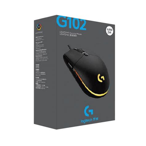 Logitech G102 Lightsync Gaming Mouse With Customizable Rgb Lighting 6 Programmable Buttons