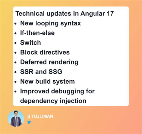 S Tujliman On Linkedin Angular17 Webdevelopment Techupdates
