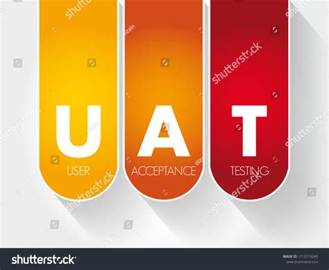 Uat User Acceptance Testing Defined Testing Stock Vector Royalty Free