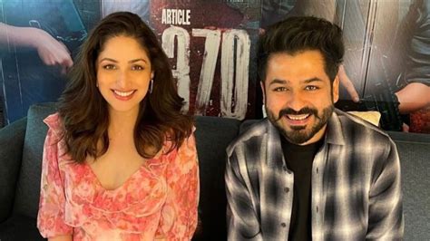 Yami Gautam And Aditya Dhar Flash Million Dollar Smiles As They